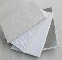 China PVC Lamilated Gypsum Ceiling Tiles 600X600 7mm Gypsum Suspended Ceiling Tiles for sale