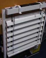 China 50x150 Louvered Window Blinds Vertical 1.2mm-3mm Transfer Printed for sale