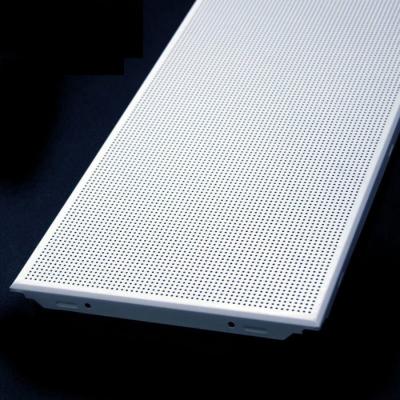 China 300x300mm Punching Gusset Plate Metal Ceiling Tiles For Office Building for sale