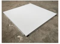 China 300x300mm Punching Gusset Plate Metal Ceiling Tiles For Office Building for sale