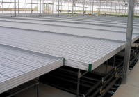 China Hydroponics Growing System Greenhouse Benches 4x8 Rolling Grow Tables for sale