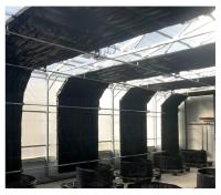 China Fully Automated Light Deprivation Greenhouses Single Span Blackout Greenhouse 70m for sale