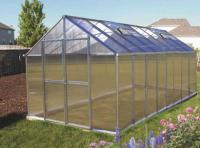 China 3*6*2m Aluminum Polycarbonate Sheet Greenhouse Single Span for sale
