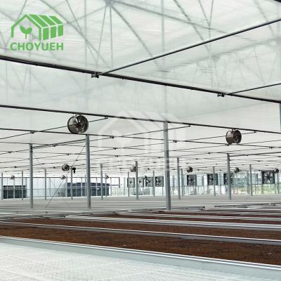 China UV Protection Transparent Glass Covered Greenhouse Thickness 8mm for sale