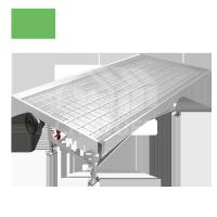 China Hydroponic EBB And Flow Tray Grow Table System Agriculture Nursery Planting Flood Table ABSTray Rolling Bench Tray for sale