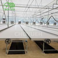 China 1.2mm Greenhouse Benches Rolling Tables Customized Size for sale