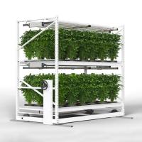 China Greenhouse Rolling Bench System Farming Seedling Bed 8/16/24/32ft for sale