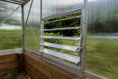 China Customized Polycarbonate Sheet Greenhouse With Light Dep Wet Curtain for sale