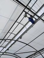 China Double Layer PE Film Multi Span Film Greenhouse With Hydroponic System for sale