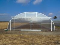 China Single Span Tunnel Greenhouse Thickness 12/15/18/20 Microns for sale