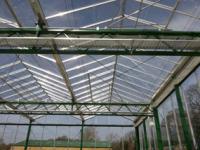 China Solar Control Tempered Insulated Glass Greenhouse Hydroponics System With Accessories for sale