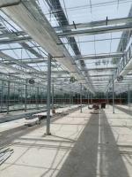 China Rectangular Glass Covered Greenhouse with High Durability Easy Installation Weather Resistant for sale