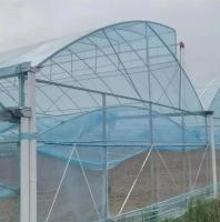 China Sawtooth Roof Multi Span Plastic Film Greenhouse Width 6m 8m 9m for sale