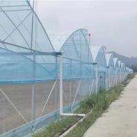 China Sawtooth Roof Multi Span Plastic Film Greenhouse Width 6m 8m 9m for sale