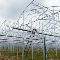 China PE Plastic Film Greenhouse Multi Span Sawtooth Turnkey Project for sale