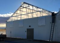 China Tropical Area Vegetable Plastic Film Greenhouse For Hydroponic Growing for sale