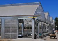 China Tropical Area Vegetable Plastic Film Greenhouse For Hydroponic Growing for sale