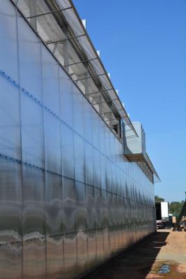 China Long Lasting Green Plastic Film Greenhouse Anti Dust 3-5 Years Lifespan for sale