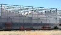 China Plastic Film Greenhouse Structure For Optimal Shading And Wind Resistance for sale