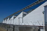China Plastic Film Greenhouse Structure For Optimal Shading And Wind Resistance for sale