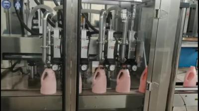 China GNC 5000ml Automatic Liquid Detergent Filling Machine Packing Control for sale