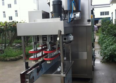 China Silver Gray Inline Capping Machine Round Bottle Screw Capping Machine for sale