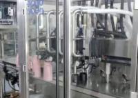 China Moving Servo Shampoo Bottle Filling Machine 4KW Water Filling And Capping Machine for sale