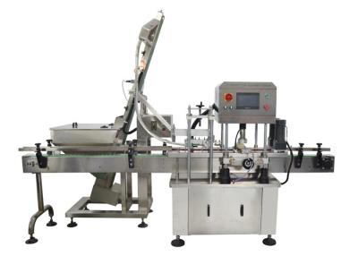 China Servo Drive Tinplate Automatic Capping Machine For Glass Jar for sale