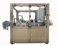 China OPP Vertical Hot Melt Glue Labeling Machine 6000bph for Round Water Bottle for sale