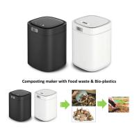 China Electric Food Waste Composting Machine 2.5L 500W Home Kitchen Metal Grinding Chamber for sale
