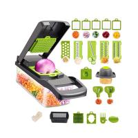 China Green/Grey Kitchen Tools Multifunctional Vegetable Cutter for 2023 Fruit Vegetable Gadgets for sale
