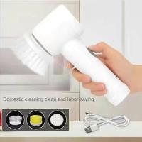 China USB Rechargeable Electric Dishwashing Brush 400g Lightweight Household Cleaning Tool for sale
