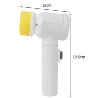 China USB Rechargeable Electric Dishwashing Brush 400g Lightweight Household Cleaning Tool for sale