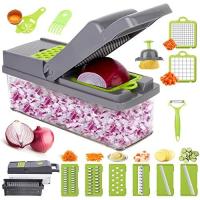 China Get Creative in the Kitchen with Our 12 In 1 Manual Mandoline Fruit Vegetable Slicer for sale