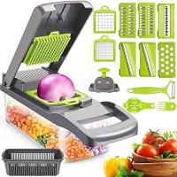 China Get Creative in the Kitchen with Our 12 In 1 Manual Mandoline Fruit Vegetable Slicer for sale