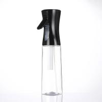 China Portable Glass Olive Oil Sprayer 19.5cm Kitchen Cooking Vinegar Dispenser Bottle Black White for sale