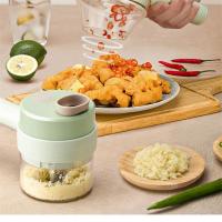 China Multifunctional Vegetable Cutter Set 4 in 1 Electric Slicer Kitchen Chopper 17x9.5x8cm for sale