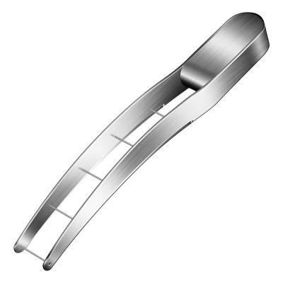 China 304 Stainless Steel Watermelon Slicer Cutter All-in-One Tongs and Corer Set 24cm for sale