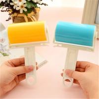 China Blue Pet Hair Remover Lint Roller 79g Reusable Sticky Sheets Washable Cover Household Cleaning for sale