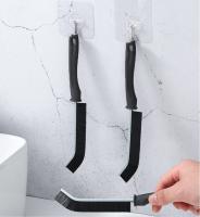 China Black Hard Bristled Crevice Cleaning Brush 400g PET Bristles for Deep Cleaning Hard to Reach Corners for sale