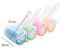China Blue Pet Hair Remover Lint Roller 79g Reusable Sticky Sheets Washable Cover Household Cleaning for sale