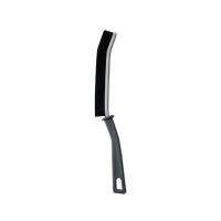 China Black Hard Bristled Crevice Cleaning Brush 400g PET Bristles for Deep Cleaning Hard to Reach Corners for sale