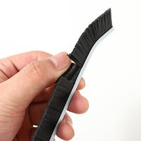 China Black Hard Bristled Crevice Cleaning Brush 400g PET Bristles for Deep Cleaning Hard to Reach Corners for sale