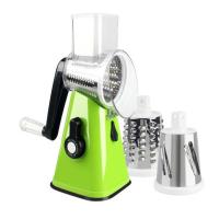 China Sustainable Kitchen Stainless Steel Multi-function Manual Slicer for Fruits Vegetables for sale