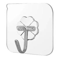 China PVC Iron Plating Suction Door Hook 6x6cm 15kg Load Bearing Non-Marking Wall Hanging Hook for sale