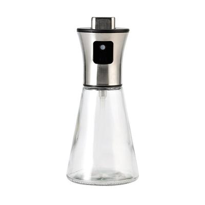 China 200ml 304 Stainless Steel Oil Spray Bottle for Kitchen Cooking and Outdoor Use for sale