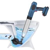 China Electric Toilet Plunger Air Pressure Drain Blaster 0.4MPa Rechargeable Battery Unclogging Tool for sale