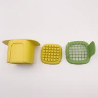China 2 in 1 Manual Vegetable Chopper Dicing Slitting Slicer Garlic Press Stainless Steel 15x11.5x11cm for sale