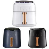 China 8L 1400W Digital Air Fryer Oil Free Healthy Cooking Touch Screen Non Stick Plastic Round for sale