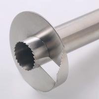 China Black Manual Stainless Steel Fruit Slicer with Sharp Blade and Detachable Handle for sale